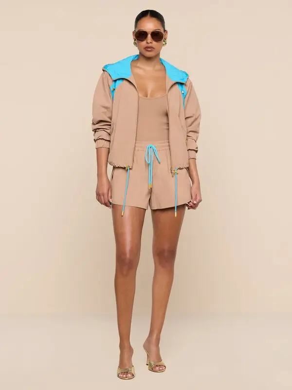 L'Agence Lark Windbreaker With Color Blocking