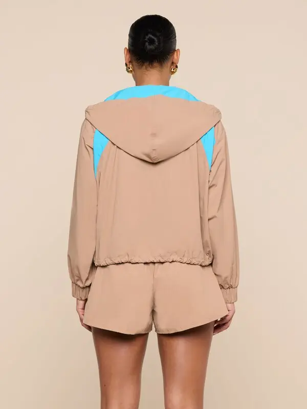 L'Agence Lark Windbreaker With Color Blocking