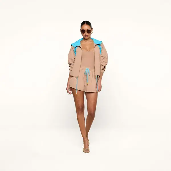 L'Agence Lark Windbreaker With Color Blocking
