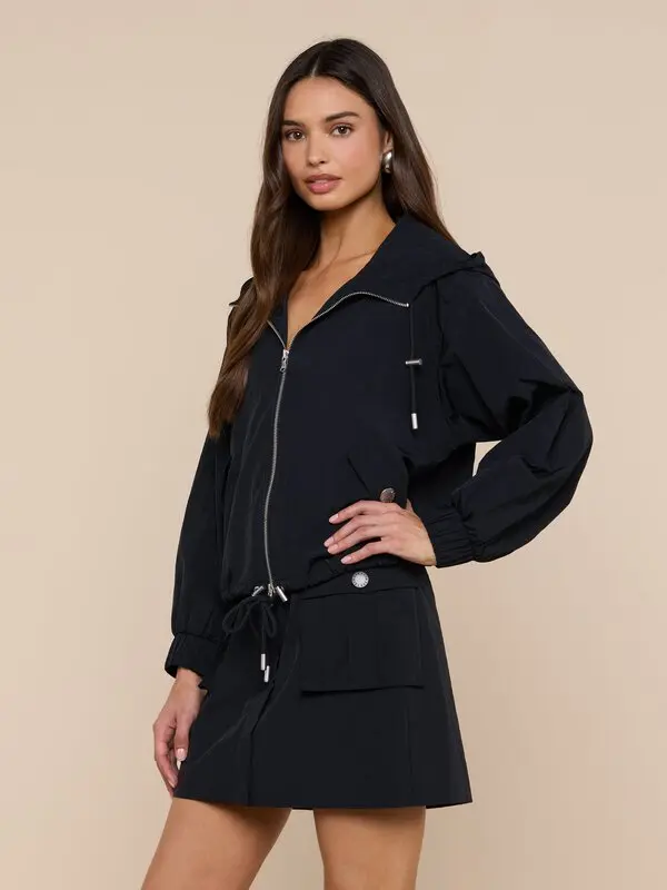 L'Agence Miro Hooded Windbreaker