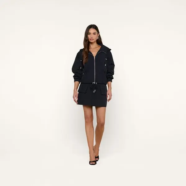 L'AGENCE Miro Hooded Windbreaker