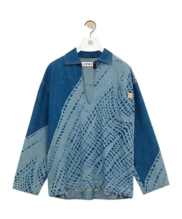 Loewe V-neck Denim Vareuse