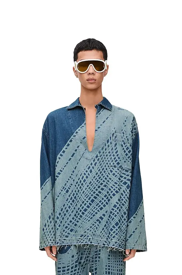 Loewe V-neck Denim Vareuse