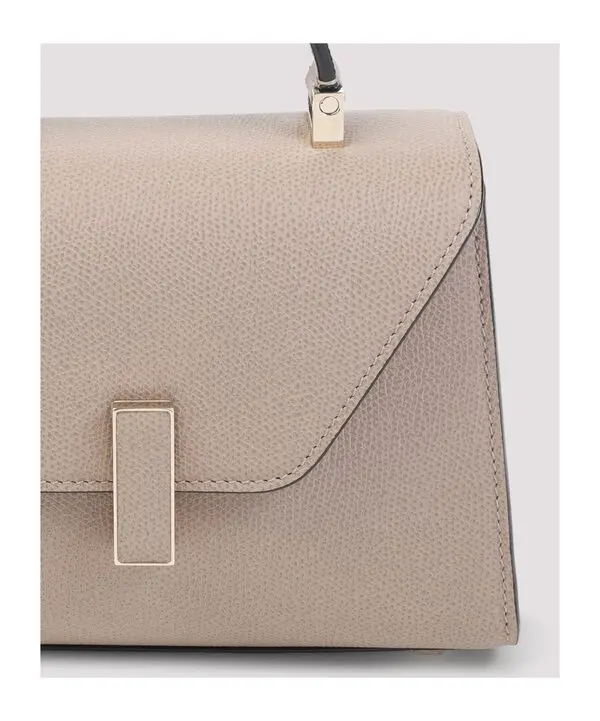 VALEXTRA Iside Foldover Top Micro Crossbody Bag - Nude