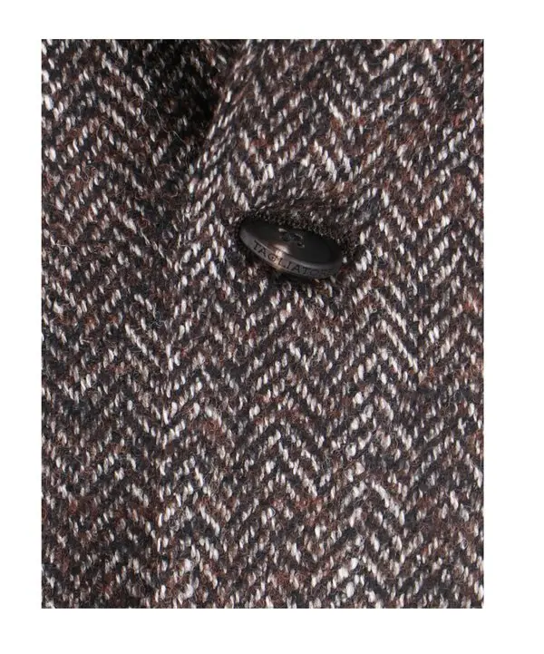Tagliatore Herringbone Blazer Jacket - Black