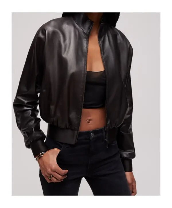 Gucci Soft Nappa Leather Bomber Jacket
