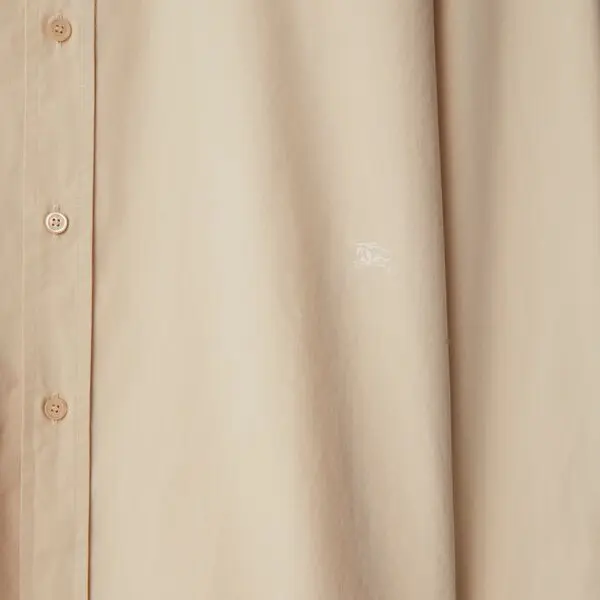 Burberry Edk Embroidered Long-sleeved Shirt
