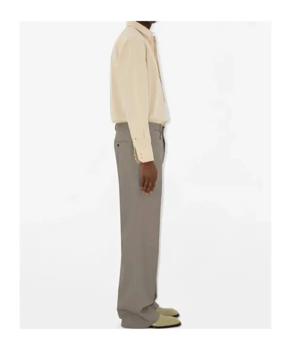 Burberry Edk Embroidered Long-sleeved Shirt