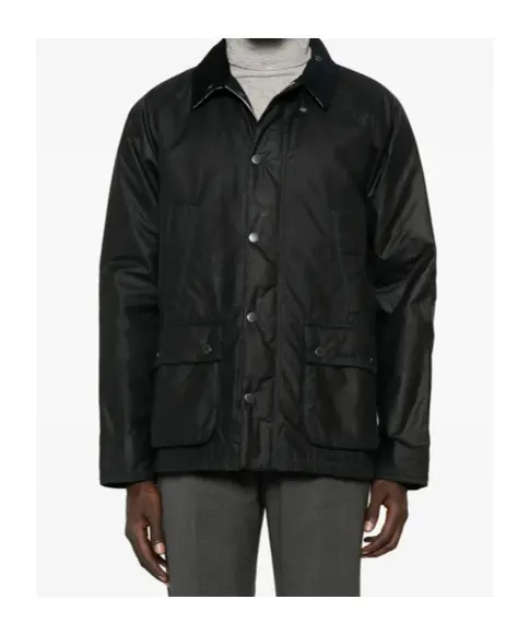 Barbour Crinkled Finish Shirt Jacket - Black