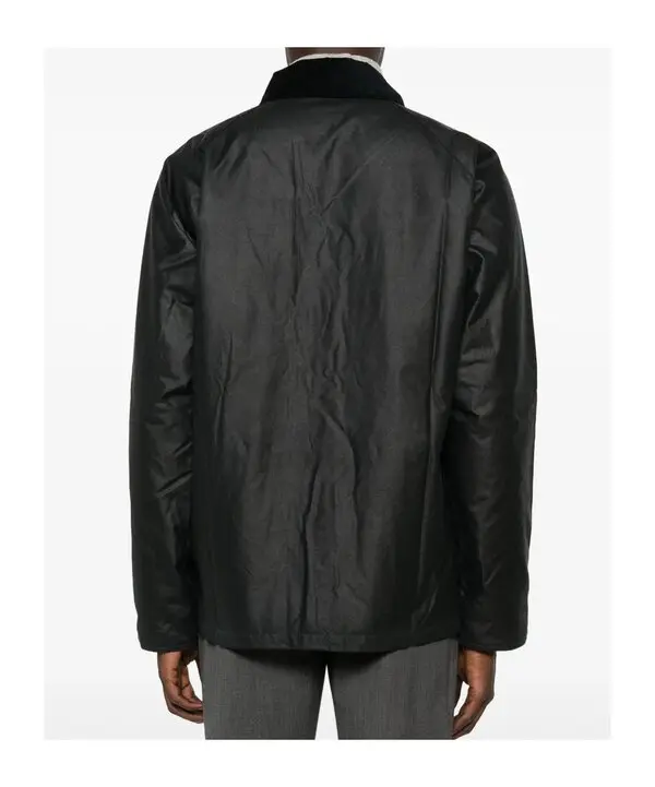 Barbour Crinkled Finish Shirt Jacket - Black