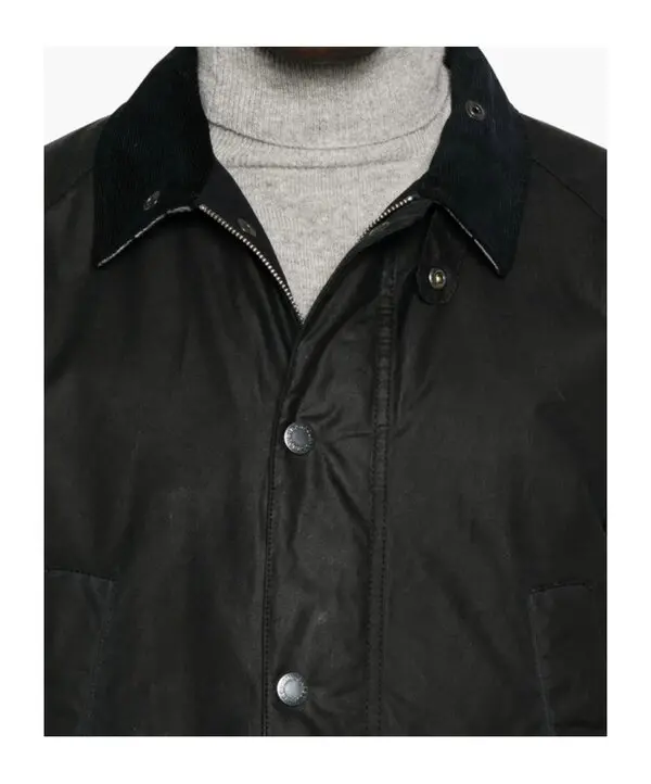 Barbour Crinkled Finish Shirt Jacket - Black