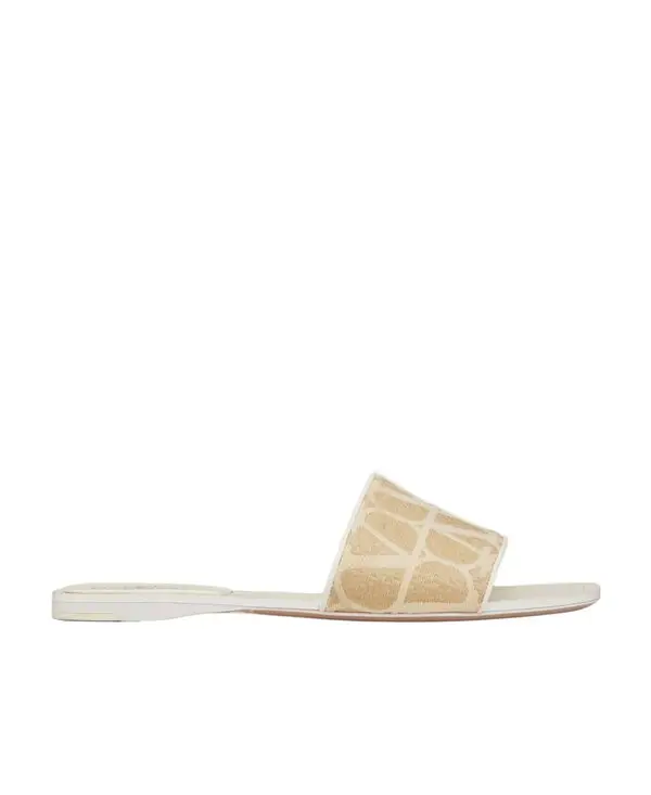 Valentino Garavani Toile Iconographe Slip-on Slides