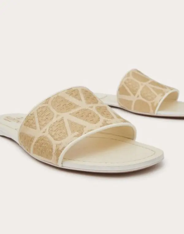 Valentino Garavani Toile Iconographe Slip-on Slides