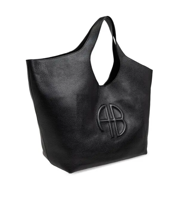 ANINE BING Lili Logo Embossed Tote Bag