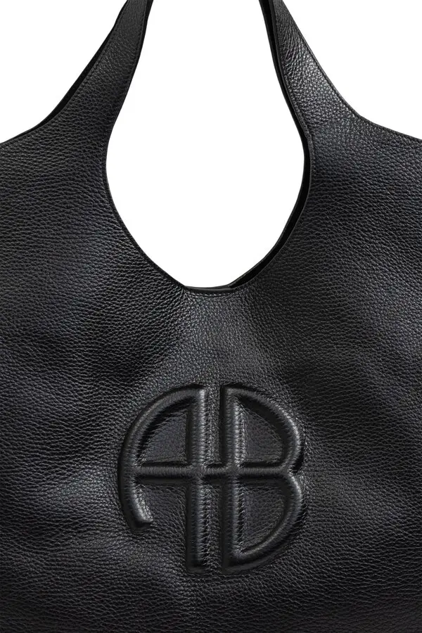 ANINE BING Lili Logo Embossed Tote Bag