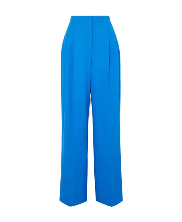 Alexander McQueen Pleat Detailed Wide-leg Trousers