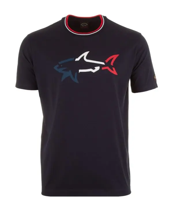 PAUL  SHARK Logo-print Detail T-shirt