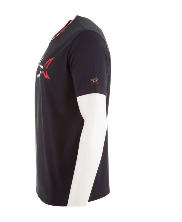 PAUL  SHARK Logo-print Detail T-shirt