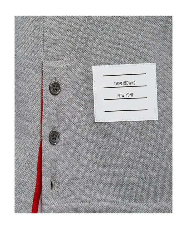 Thom Browne Asymmetric Hem Mini Polo Dress