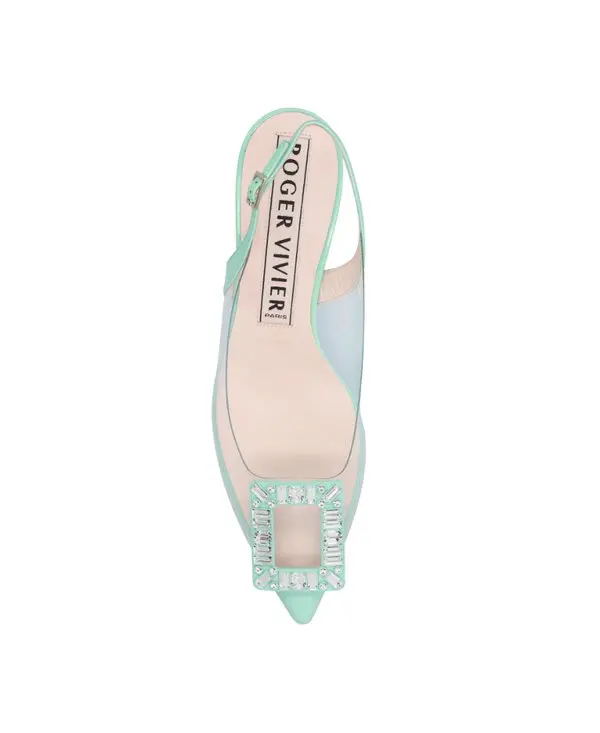 ROGER VIVIER Buckled Slingback Pumps