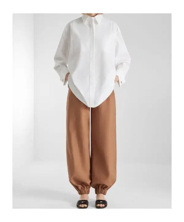 Fendi Balloon-waist Elasticated Cuffs Pants