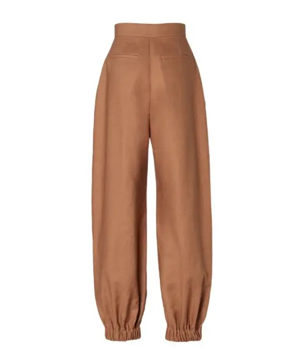 Fendi Balloon-waist Elasticated Cuffs Pants