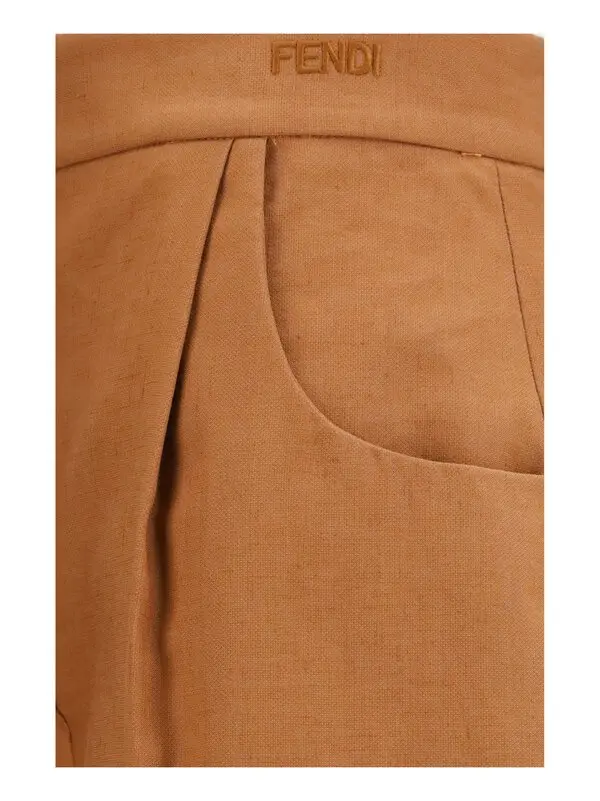 Fendi Balloon-waist Elasticated Cuffs Pants
