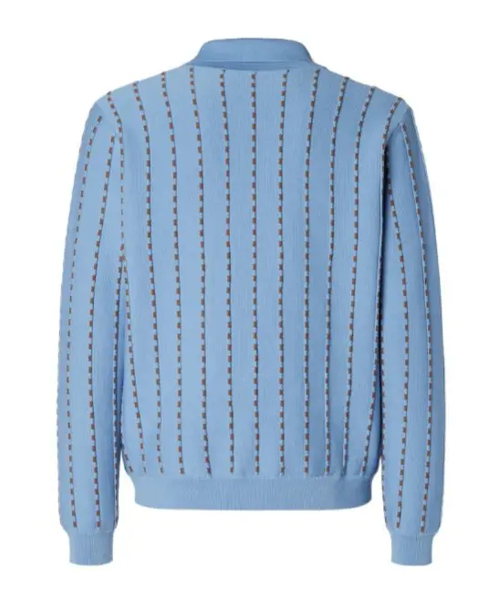 Fendi Long-sleeved Cotton Jumper With Ff Button