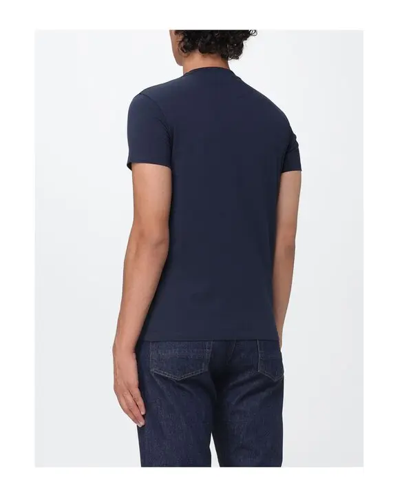 Fendi Logo Embroidered Crewneck T-shirt - Blue