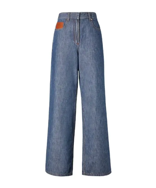 Fendi Wide-leg Full Length Jeans