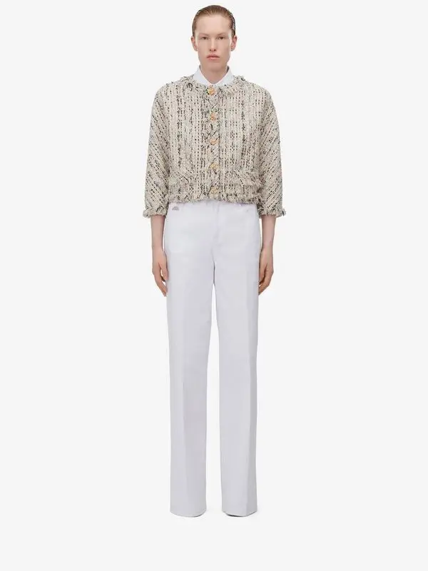 Alexander McQueen Wide Leg Jeans