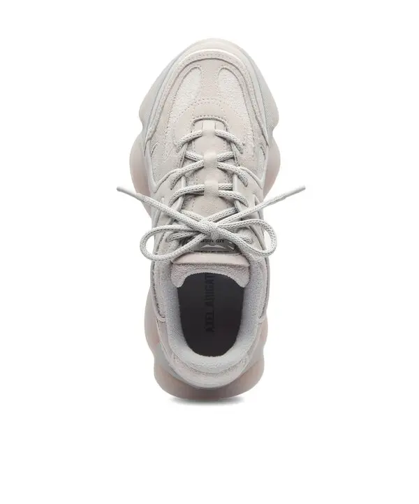 Axel Arigato Lace-up Sneakers With Patchwork Design - Gray