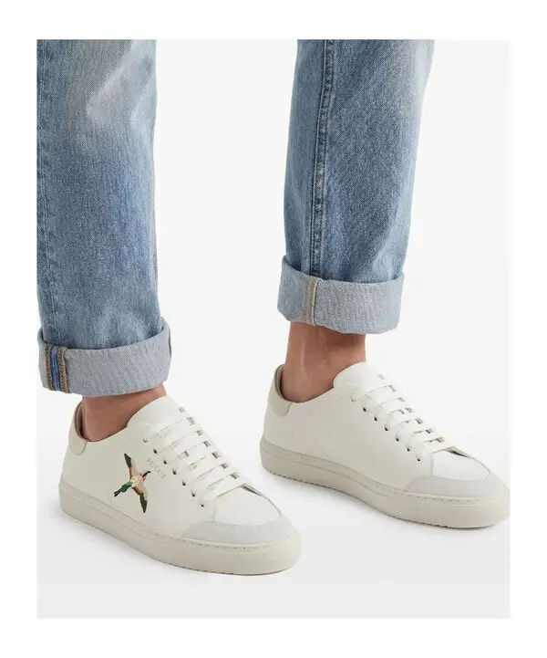 Axel Arigato Lace-up Casual Sneakers With Bird Embroidery