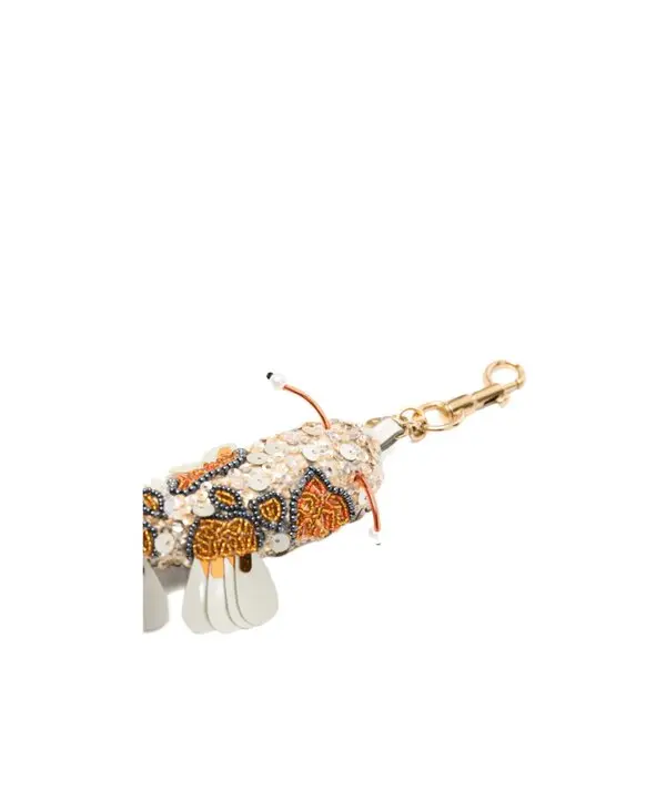 ANYA HINDMARCH Beaded Fish Keychain