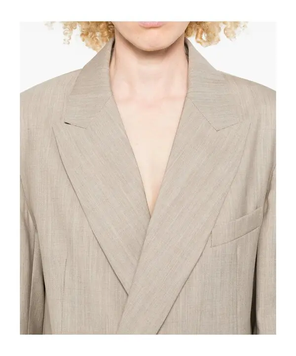 THE FRANKIE SHOP Double-breasted Suit Jacket