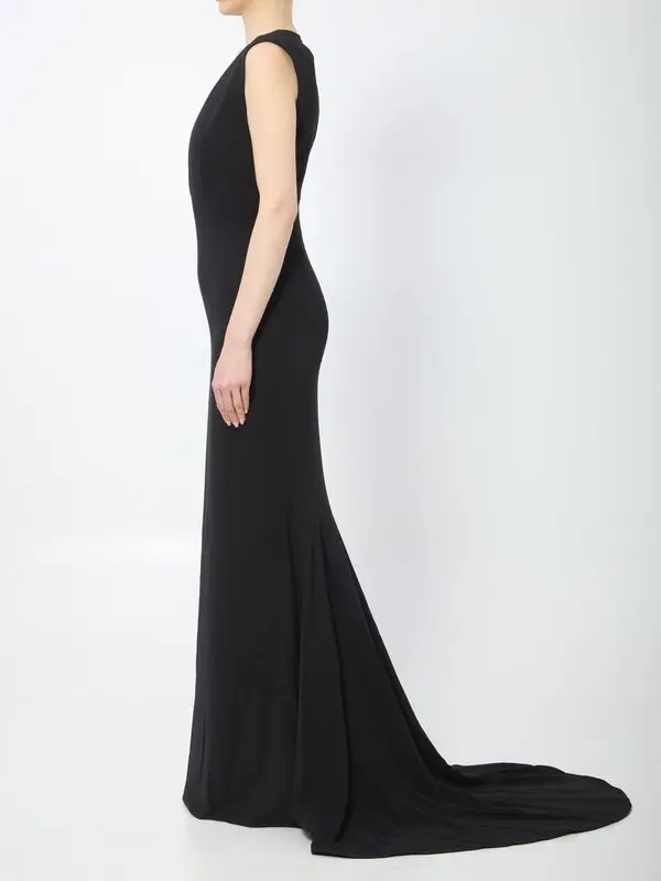 Solace London Althea Plunge Maxi Dress