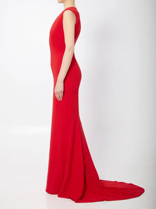 Solace London Althea Plunge Maxi Dress