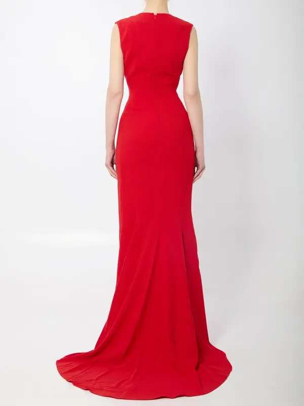Solace London Althea Plunge Maxi Dress