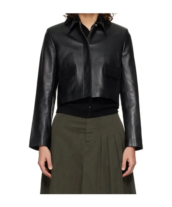 Nour Hammour Bleeker Leather Jacket