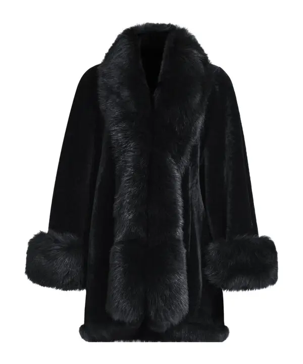 Nour Hammour Long-sleeved Coat With Shawl Collar
