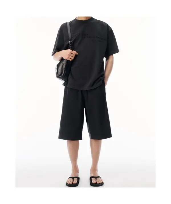 Alexander Wang Mirrored Logo Short-sleeved T-shirt