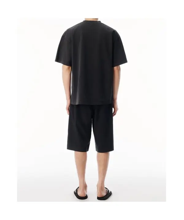 Alexander Wang Mirrored Logo Short-sleeved T-shirt