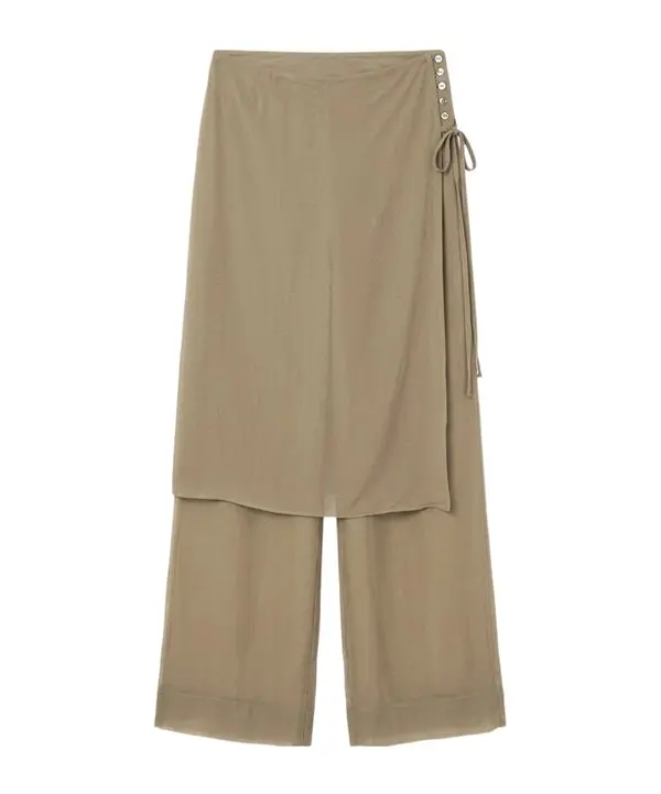 Paloma Wool Straight-leg Casual Pants - Khaki