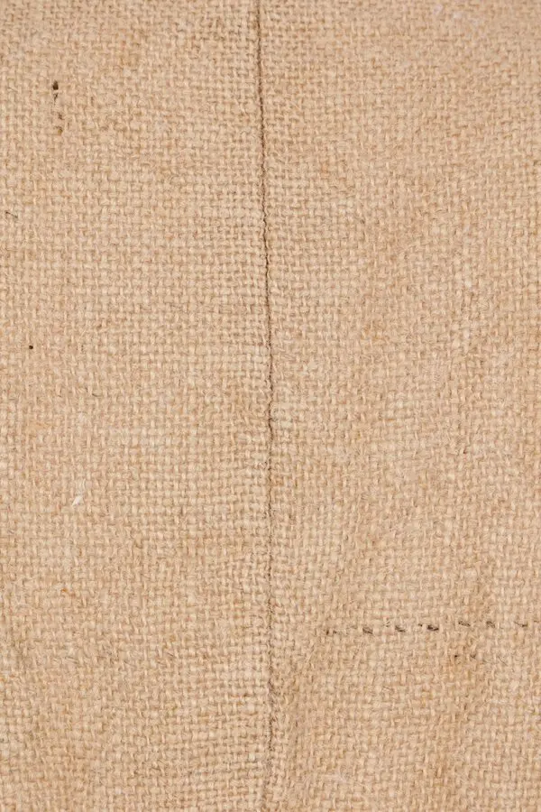 Comme Des Garçons V-neck Sleeveless Dress With Button Closure And Drawstring Detail