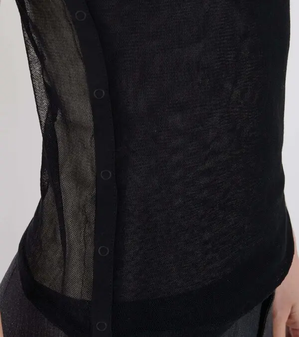 Paloma Wool Sheer V-neck Short Sleeve T-shirt