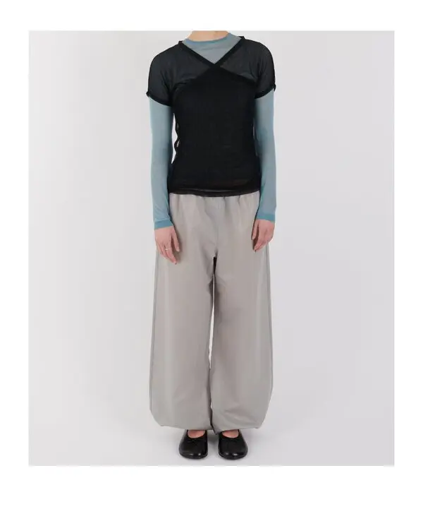 Paloma Wool Sheer V-neck Short Sleeve T-shirt