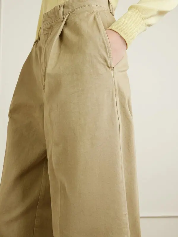 Auralee Belt-loops Trousers - Beige