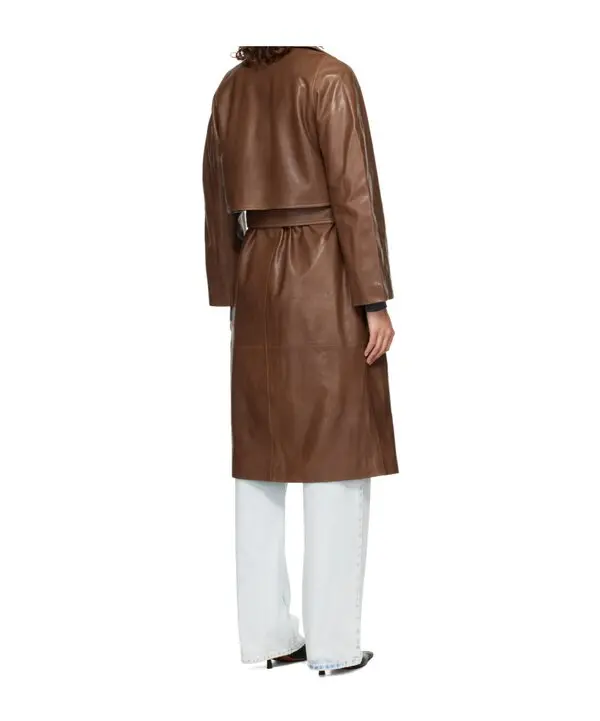 Nour Hammour Long Sleeved Trench Coat