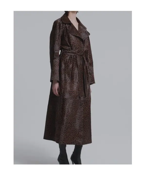 Nour Hammour Long Sleeved Belted Coat