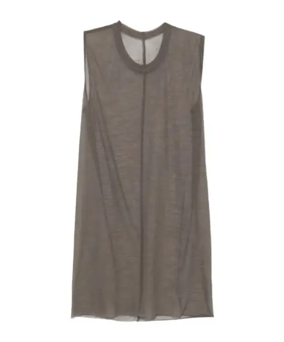 Rick Owens Round-neck Sleeveless Top